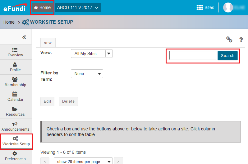 Testing eFundi page items | services.nwu.ac.za